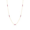 Triplets Necklace in Pink Sapphires – Gump's
