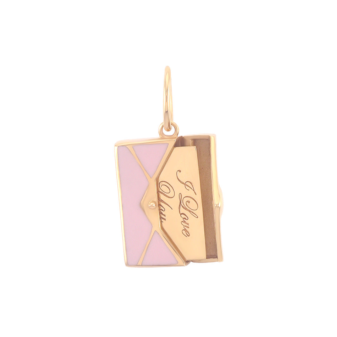 Love Letter Charm, Pink – Gump's
