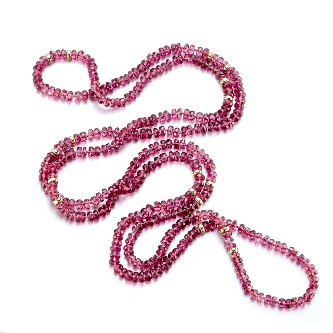 4mm Garnet Rope Necklace – Gump's
