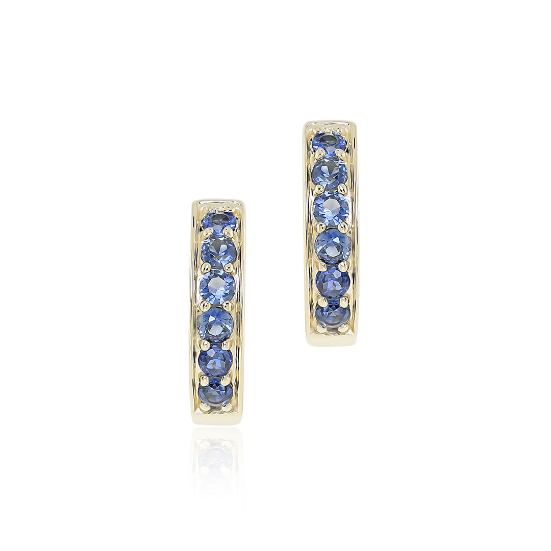 Colette Hoop Earrings in Sapphires – Gump's